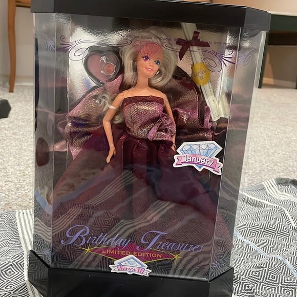 Barbie | Toys | Birthday Treasures Limited Edition January Barbie ...